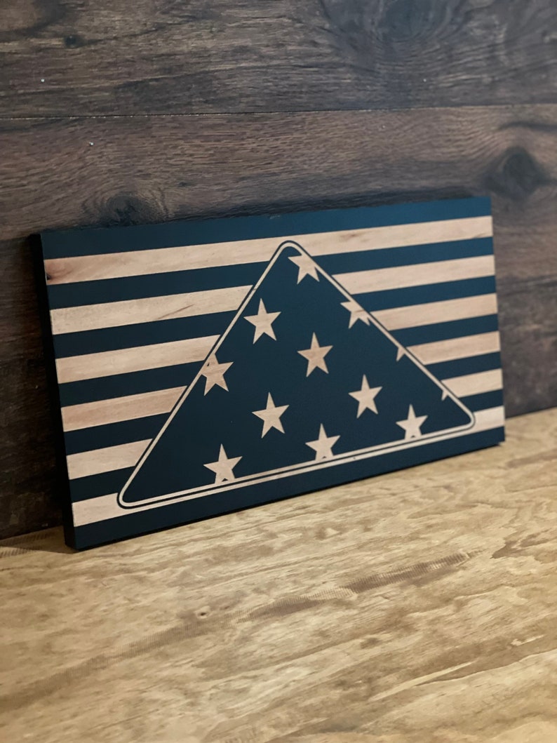 Folded Flag Display SVG - Etsy