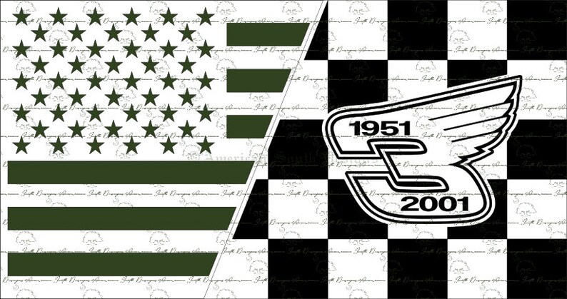 Split Flag With Checkered 3 SVG - Etsy