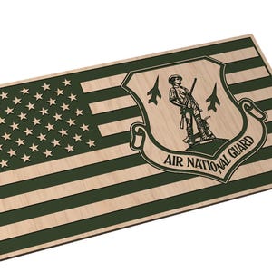 Air National Guard Flag - SVG - CNC Laser File (digital Download) - Etsy