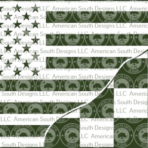 American Flag With Checkered Corner - SVG - CNC Laser File (digital ...
