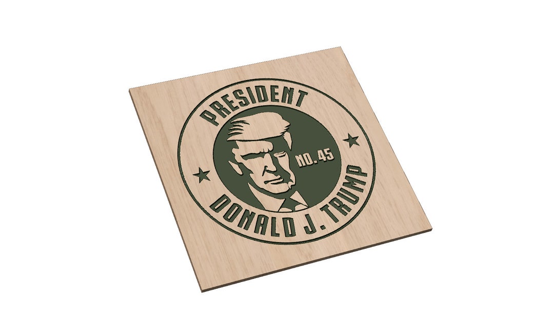 President Donald Trump - SVG - CNC Laser File (digital Download) - Etsy