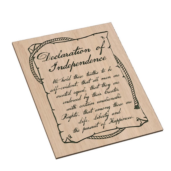 Declaration of Independence Scroll - Etsy