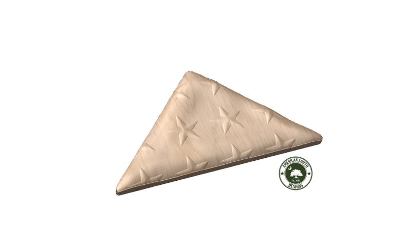 3D Folded Flag Model STL and Grayscale BMP - Etsy