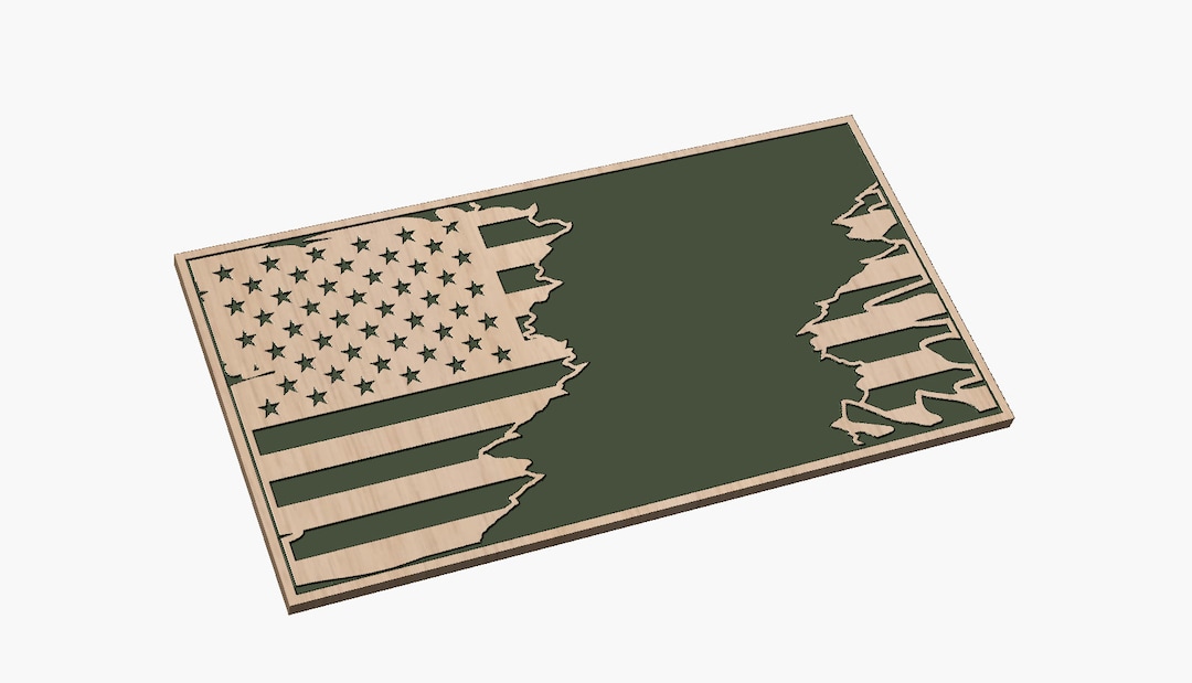 Tattered Flag Design 7 - SVG - Digital Download - Etsy