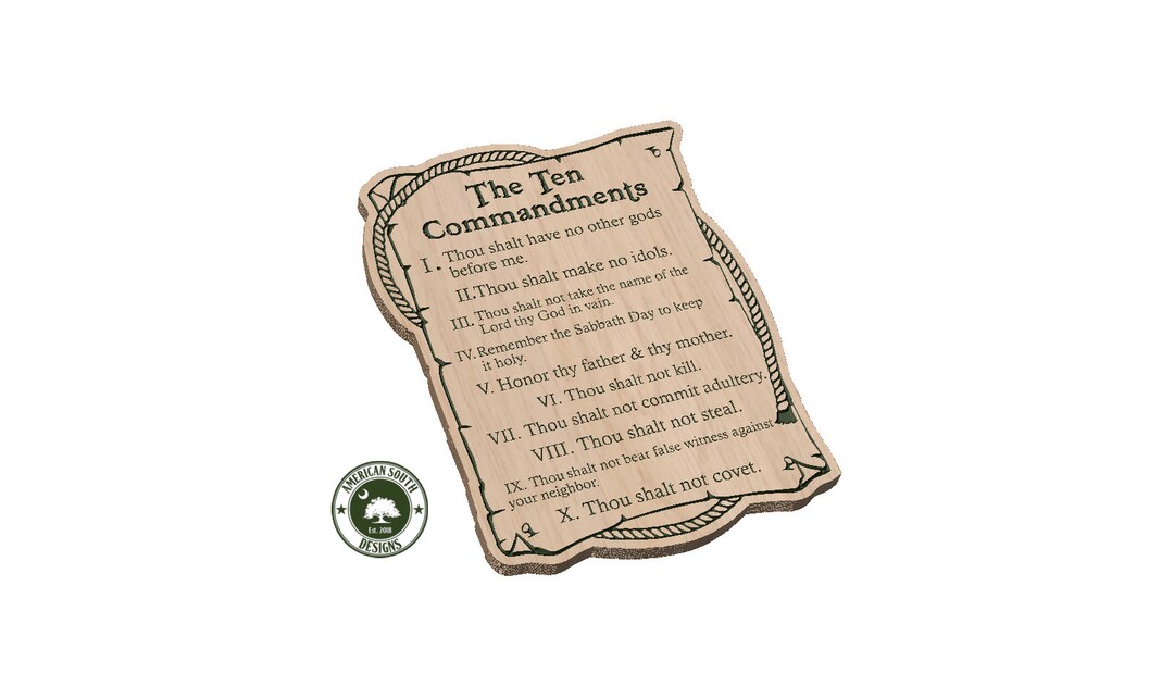 10 Commandments Scroll (thou) - SVG - Digital Download - Etsy