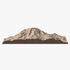 Mt. Rainier Washington 3D Model STL and Grayscale - Digital Download - Etsy