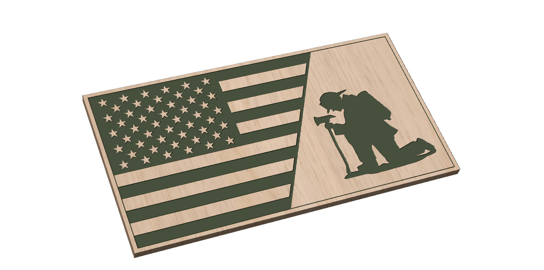 Split Flag With Kneeling Firefighter - SVG - Digital Download - Etsy
