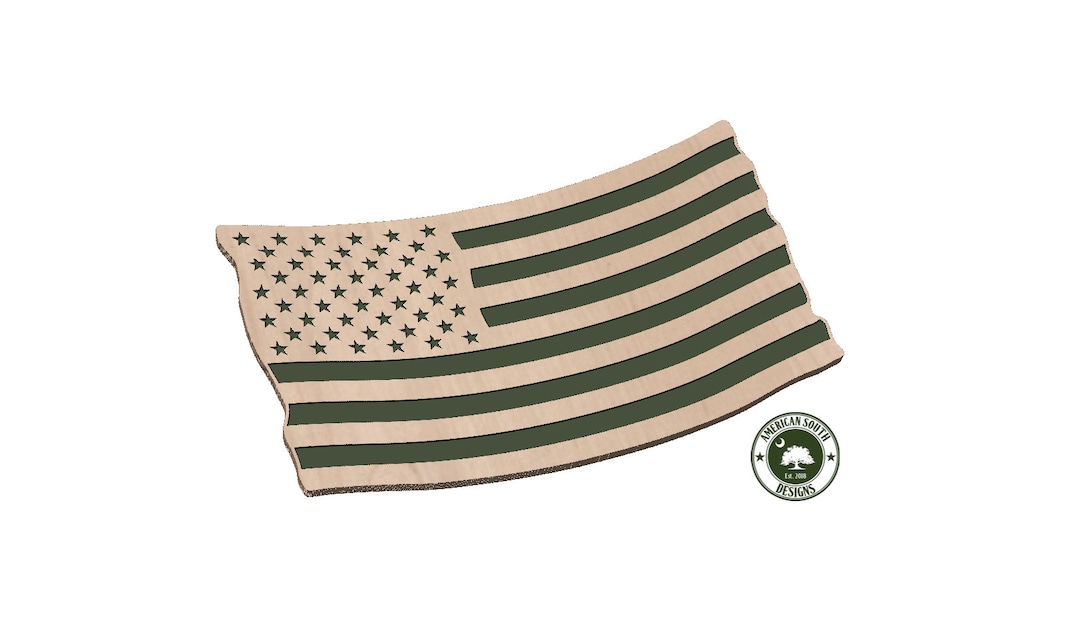 Draped American Flag - SVG - Digital Download - Etsy