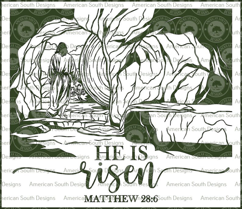 Jesus - He is Risen From the Tomb - SVG - CNC Laser File (digital ...