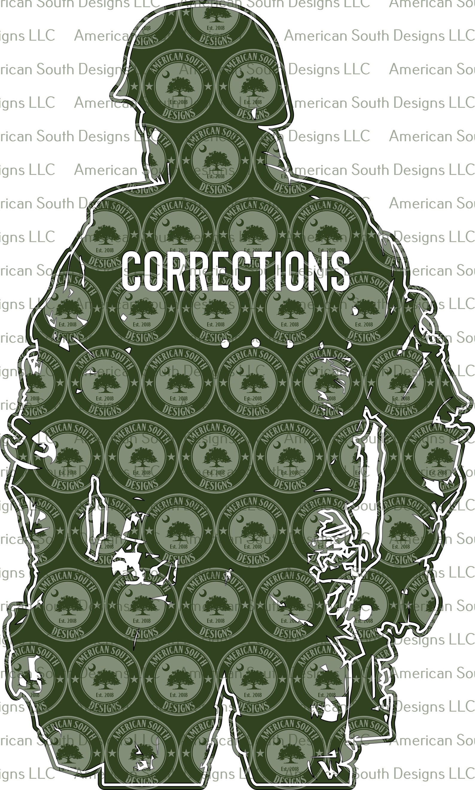 Corrections Officer - SVG - CNC Laser File (digital Download) - Etsy