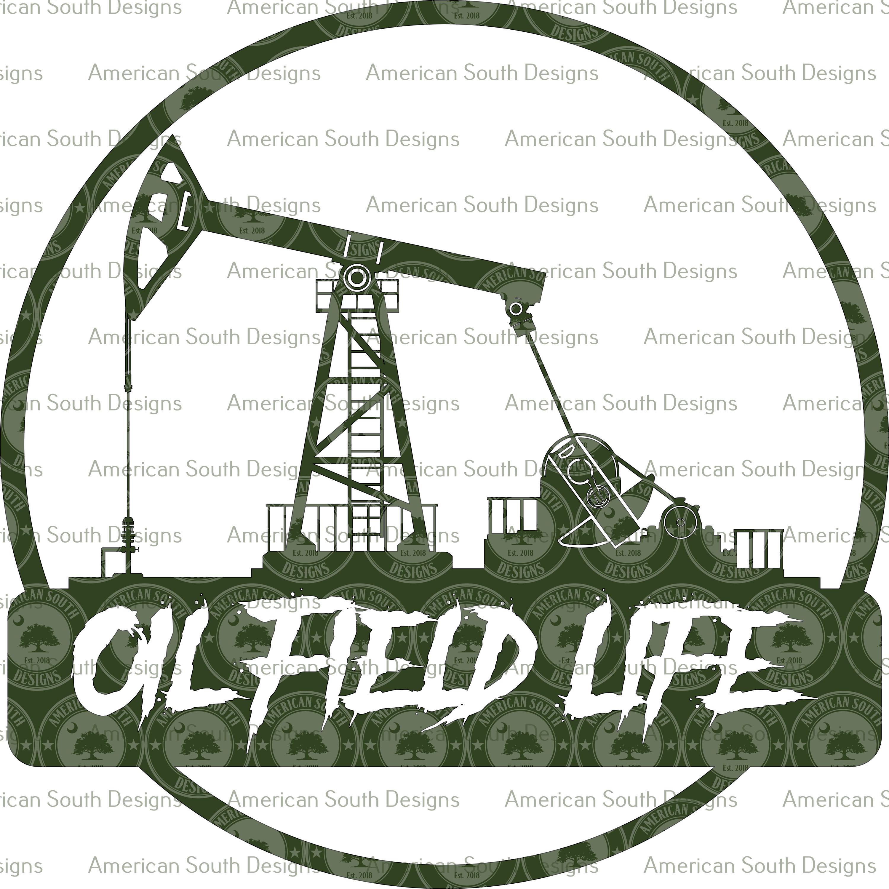 Oil Field Life - SVG - CNC Laser File (digital Download) - Etsy