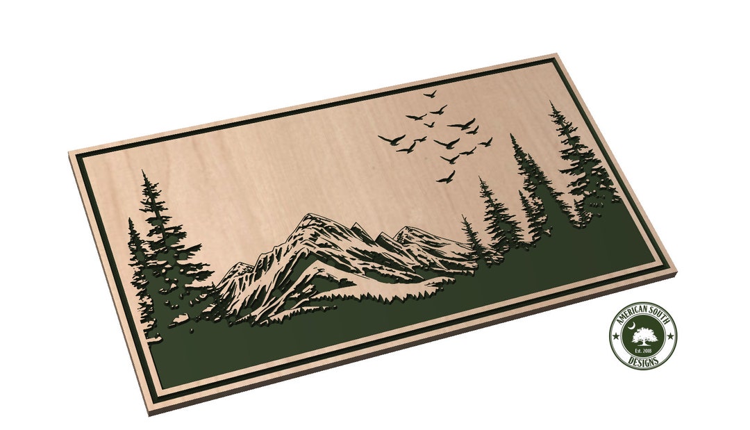 Nature Scene 2 - SVG - Digital Download - Etsy