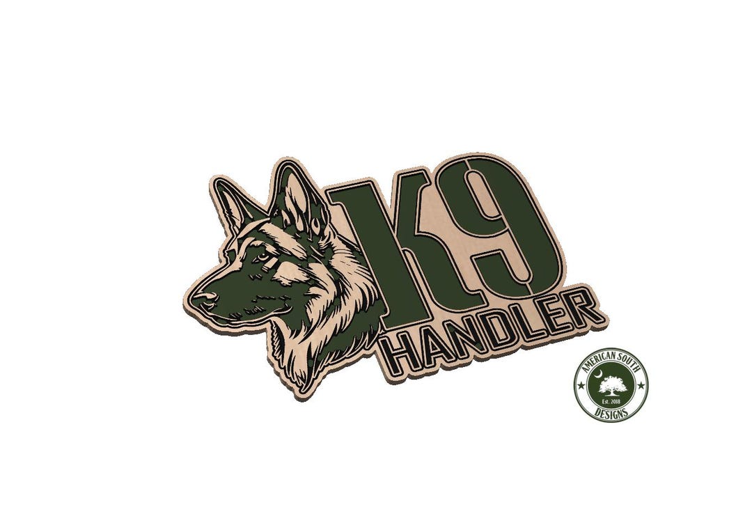 K9 Handler - SVG - Digital Download - Etsy