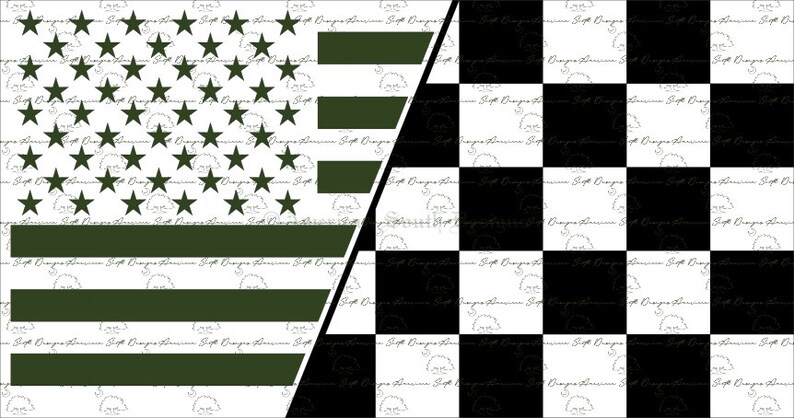 Split Flag With Checkered Flag - CNC Laser File (digital Download) - Etsy