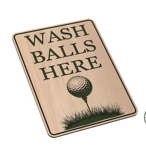 Wash Balls Here Golf Sign SVG Digital Download - Etsy