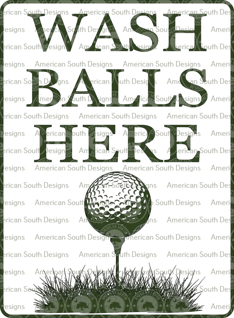 Wash Balls Here - Golf Sign - SVG - CNC Laser File (digital Download ...