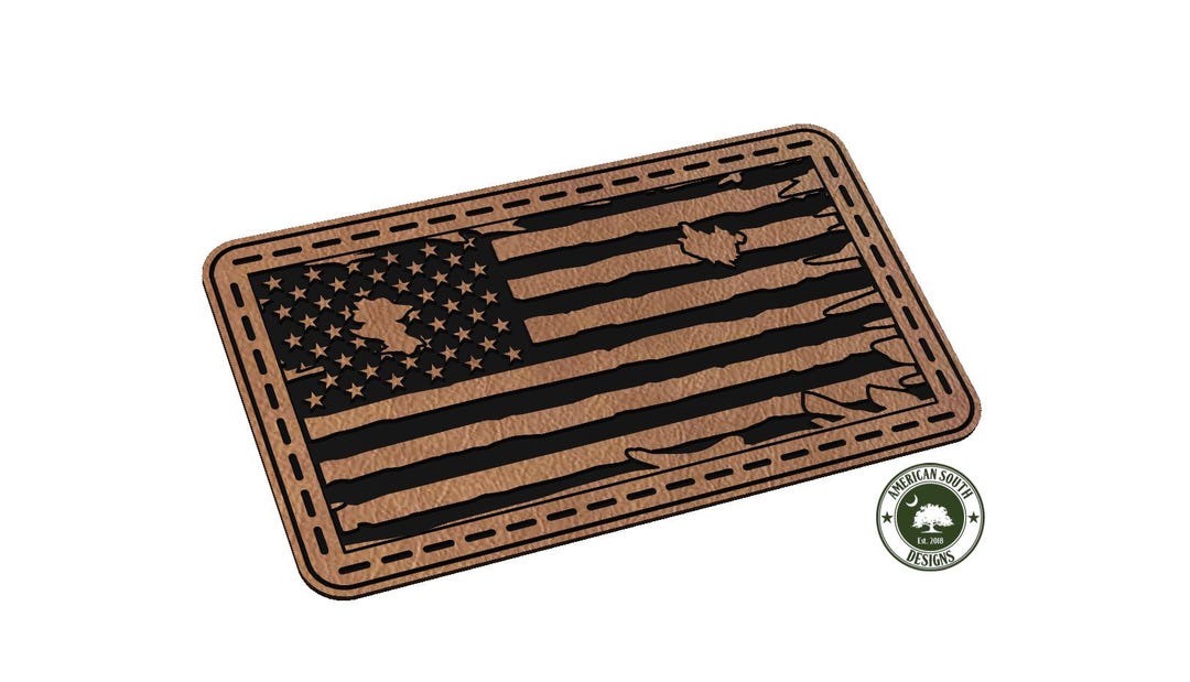 Tattered Flag Patch - Stitching - SVG - Digital Download - Etsy