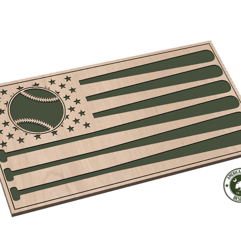 Baseball Flag Svg - Etsy