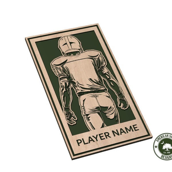 Football Plaque - Etsy