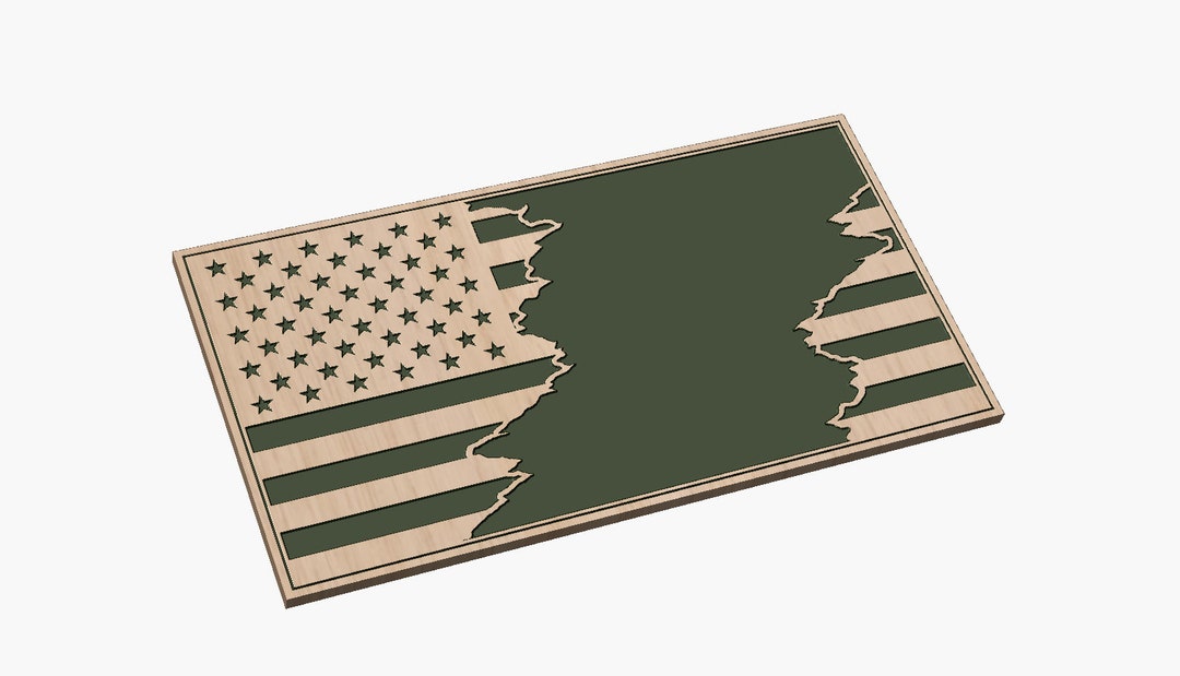 Tattered Flag Design 8 - SVG - Digital Download - Etsy