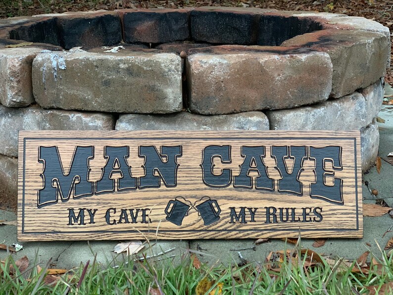 Man Cave Sign - SVG - CNC Laser File (digital Download) - Etsy