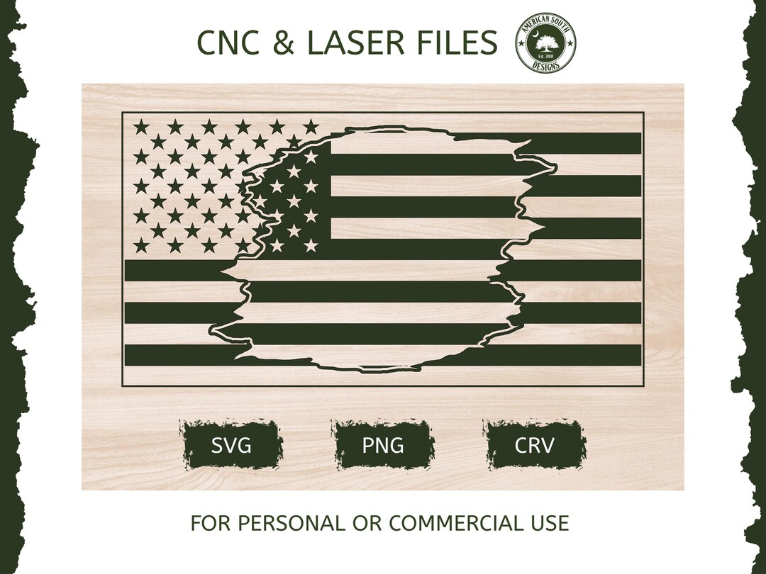 Tattered Flag Design 11 - Double Flag for TBL or TRL - SVG - Digital ...