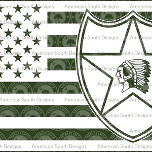 2nd Infantry Division Flag - SVG - Digital Download - Etsy