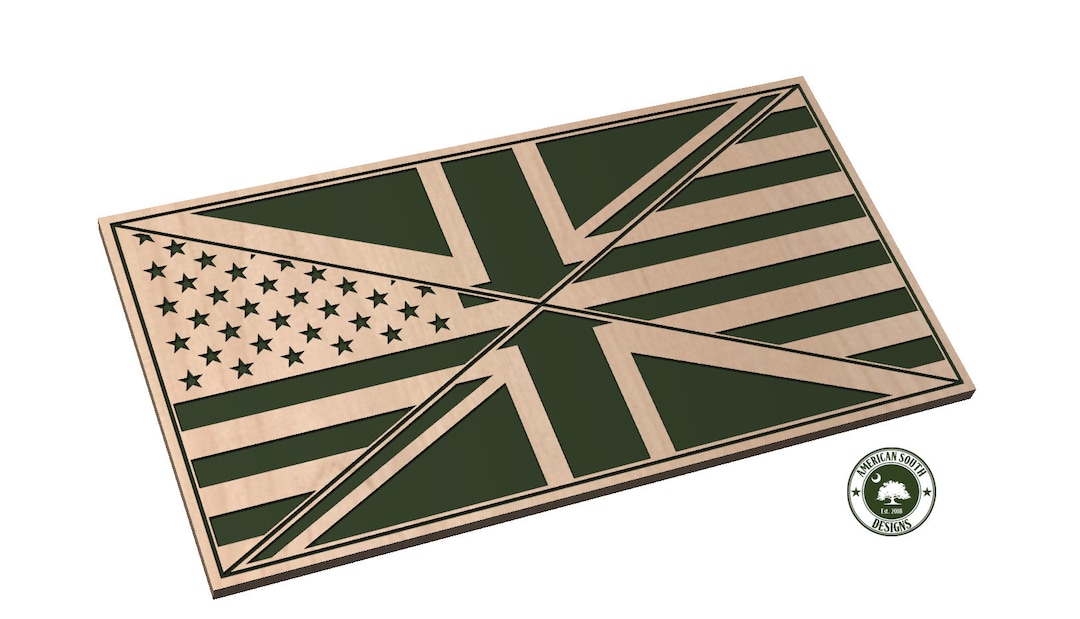 American Flag Union Jack - Cross Split - SVG - Digital Download - Etsy