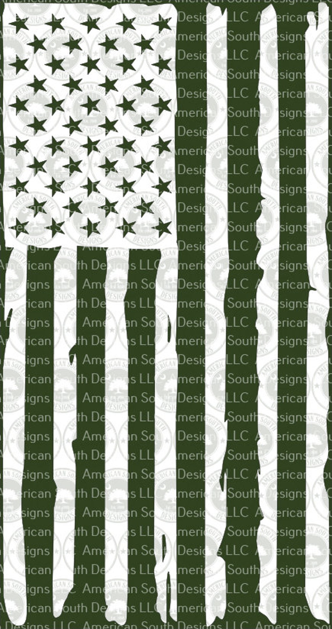 Distressed American Flag Vertical SVG - Etsy