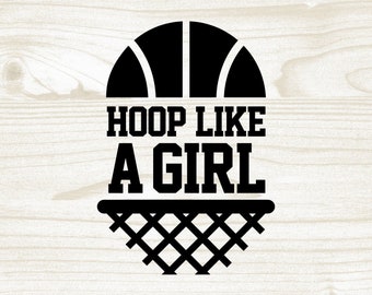 Girls basketball svg | Etsy