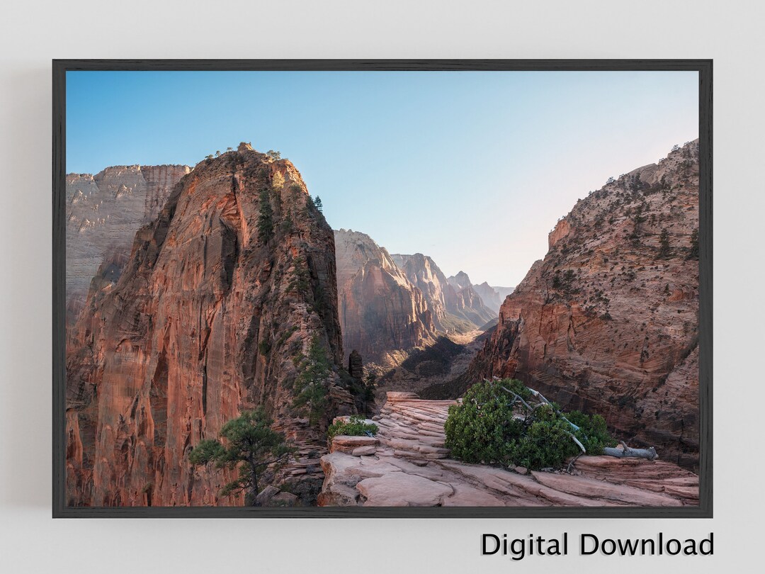 Digital Download - Zion National Park - Angles Landing View - High ...