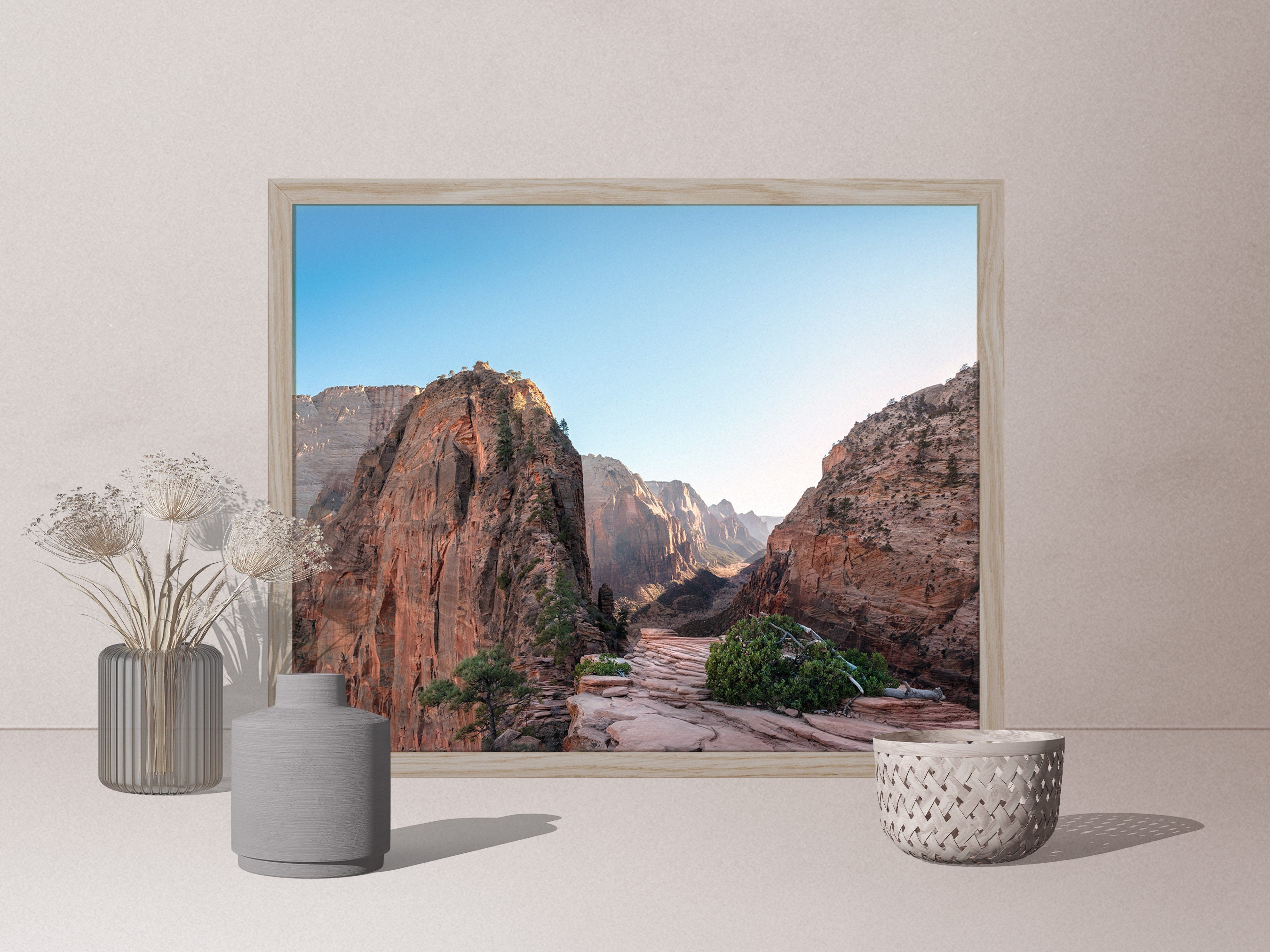 Digital Download - Zion National Park - Angles Landing View - High ...