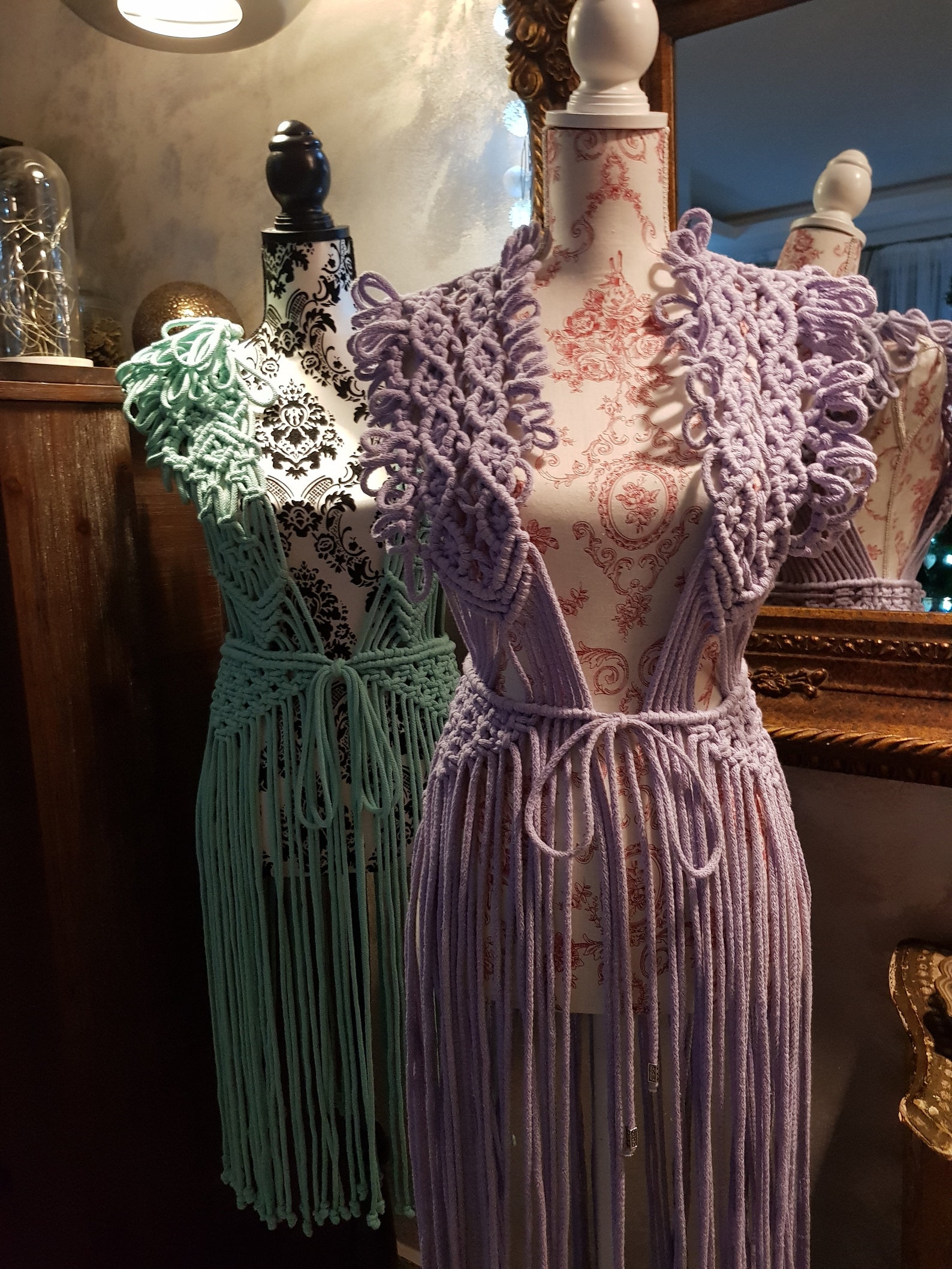 Macrame Vest/dress | Etsy