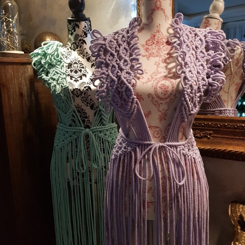 Macrame Vest/dress - Etsy