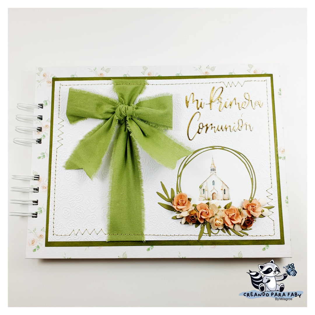 First Communion Guest Book. Communion Girl Photo Album. Communion ...