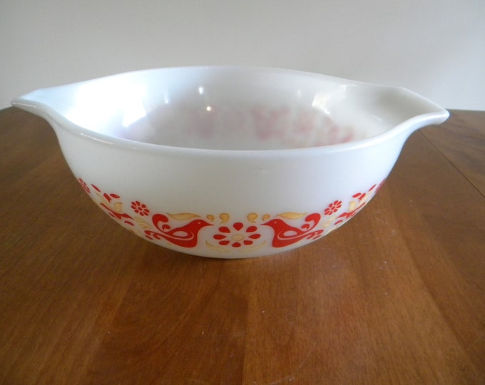 Vintage Pyrex Friendship Birds Cinderella 443 Mixing Nesting Bowl 2 1/2 ...