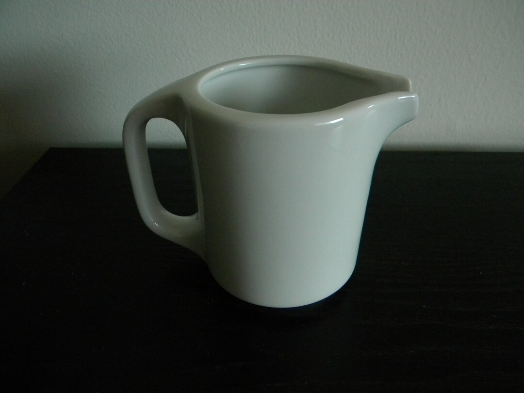 Vintage Thomas Creamer Made in Germany White Milk Glass Mid - Etsy