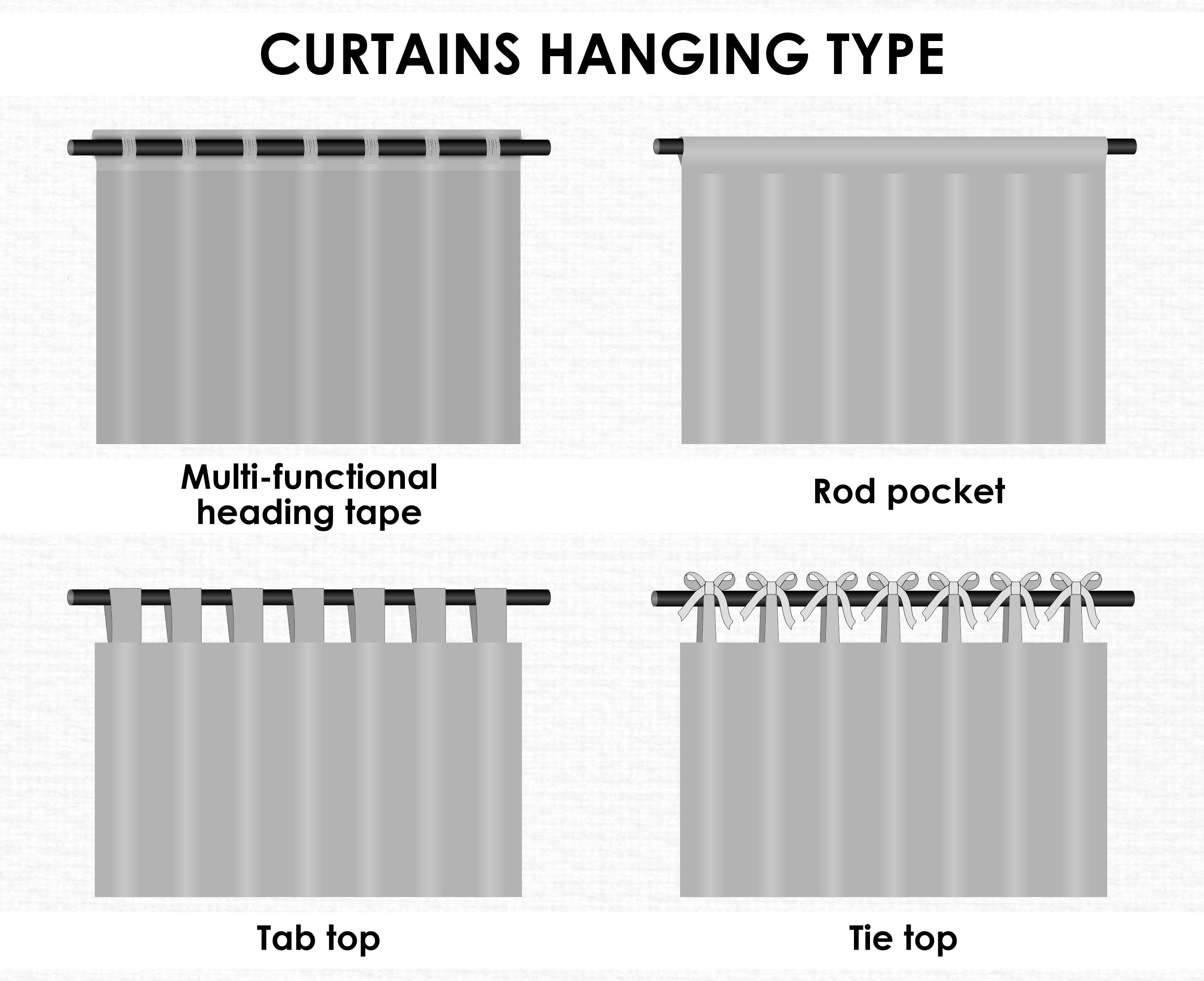 Linen Curtain Panels Long Linen Curtains Linen Curtains for | Etsy