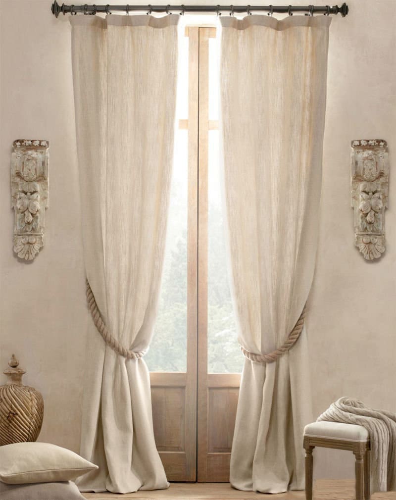 Curtain Panelslined Curtain Panelslinen Curtainslinen - Etsy