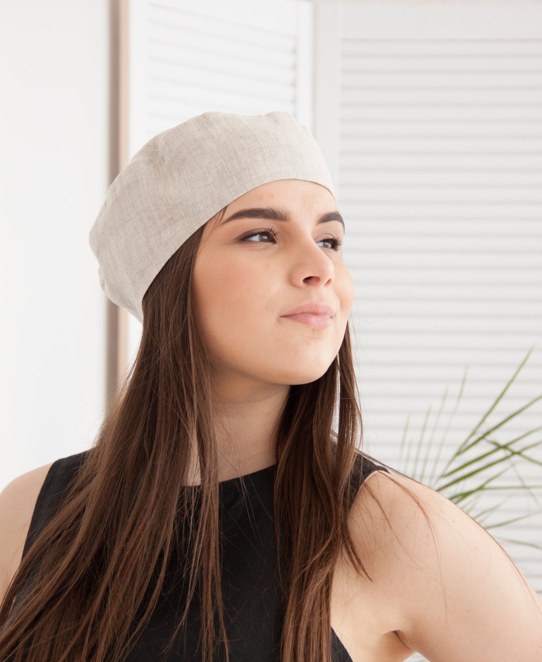 French Beret for Women, Beret for Women Summer, Linen Beret, Beret Hat ...