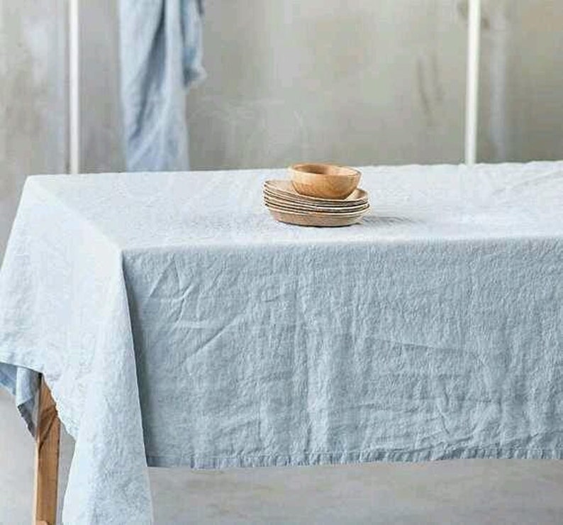 Vintage linen tablecloth Rustic table cloth Table cover | Etsy