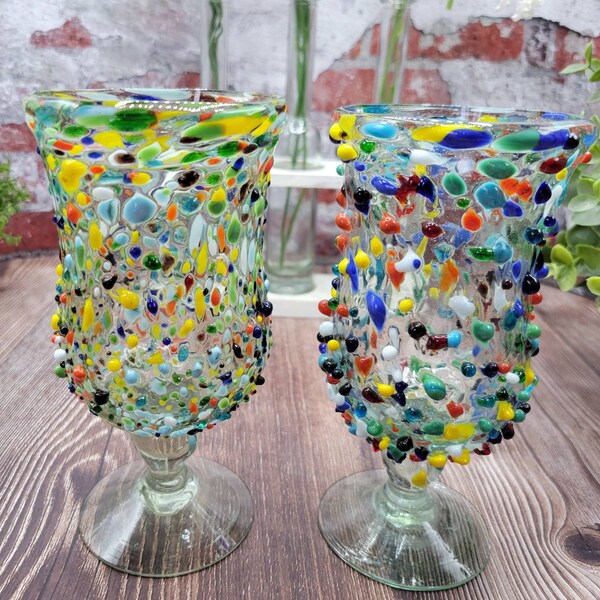 Mexican Confetti Glass - Etsy