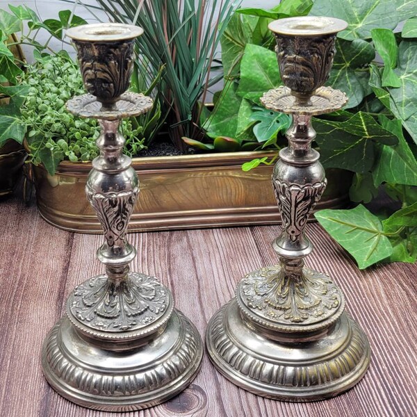 Silver Plated Brass Etsy