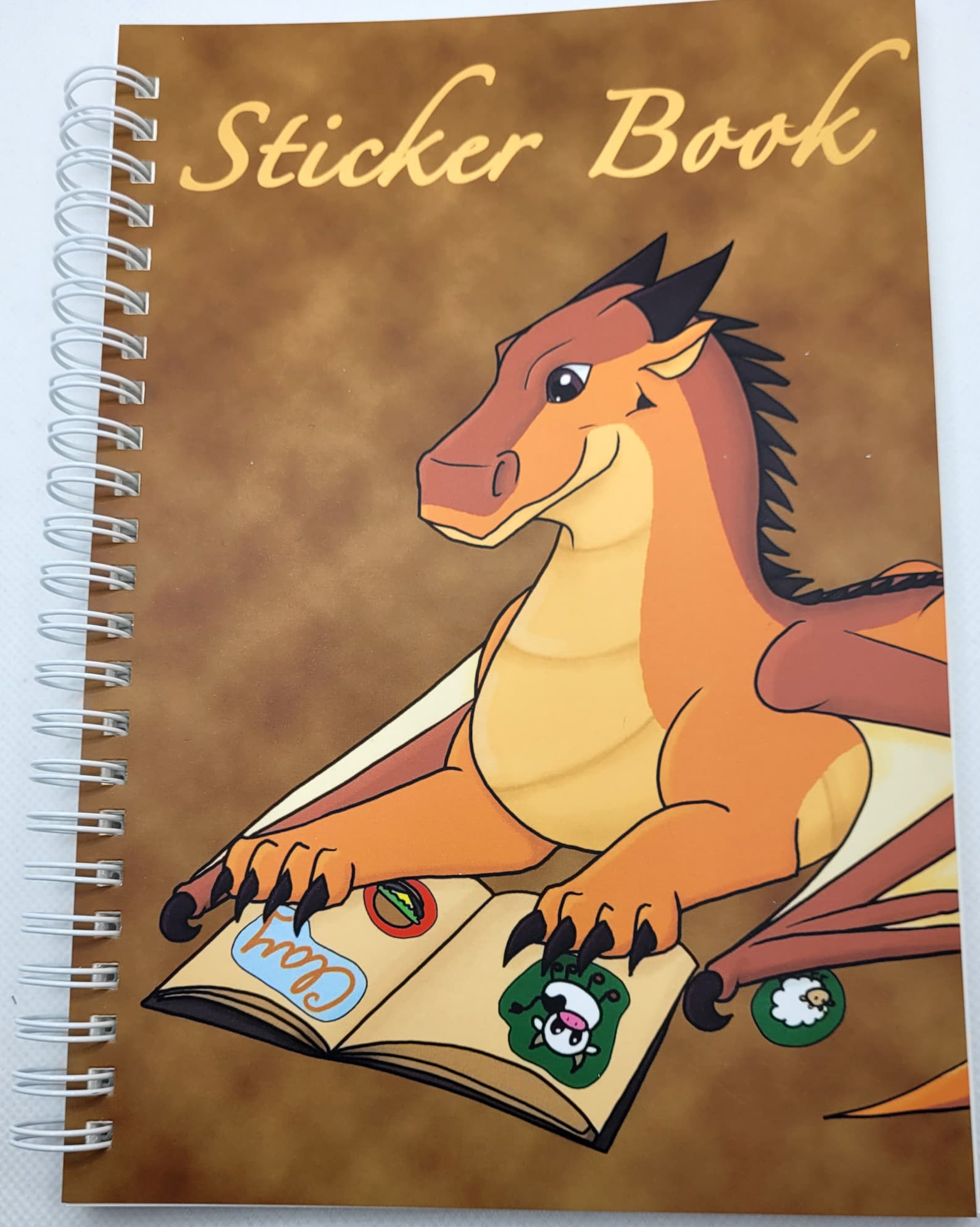 A5 Wings of Fire WOF Blank Sticker Book - Coiled Bound - Soft Cover - Etsy