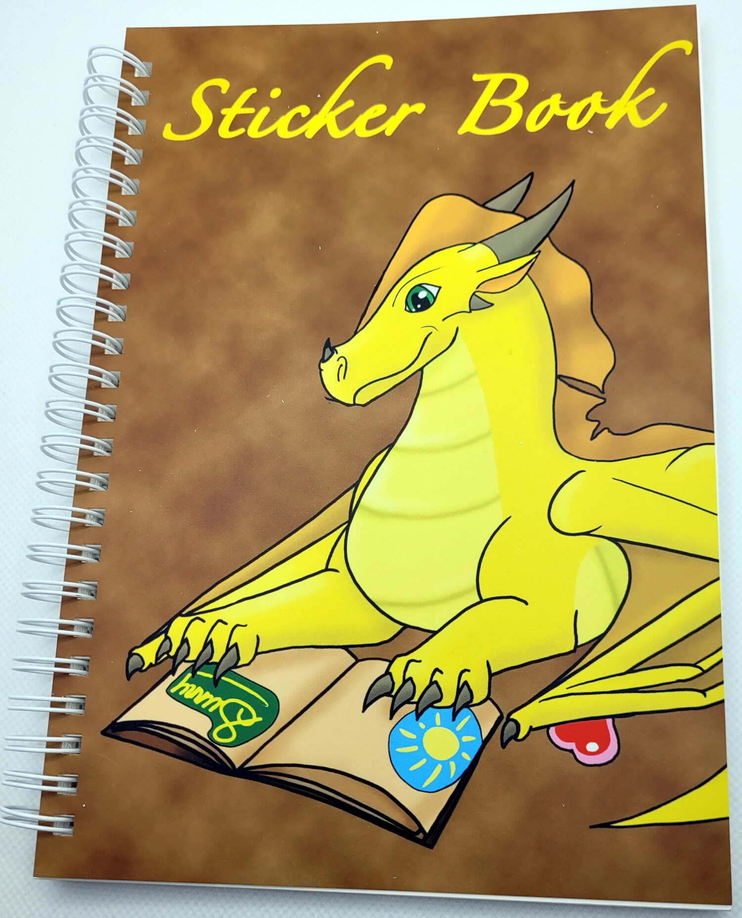 A5 Wings of Fire WOF Blank Sticker Book - Coiled Bound - Soft Cover - Etsy