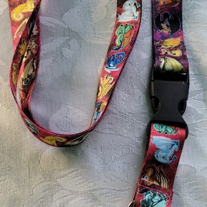 Lanyard Wings of Fire Chibi Dragon Polyester Breakaway Style Lanyard- 2 ...