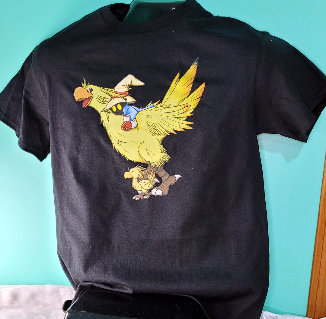 Chocobo and Vivi Final Fantasy T-shirts- Multiple Colours and Sizes ...