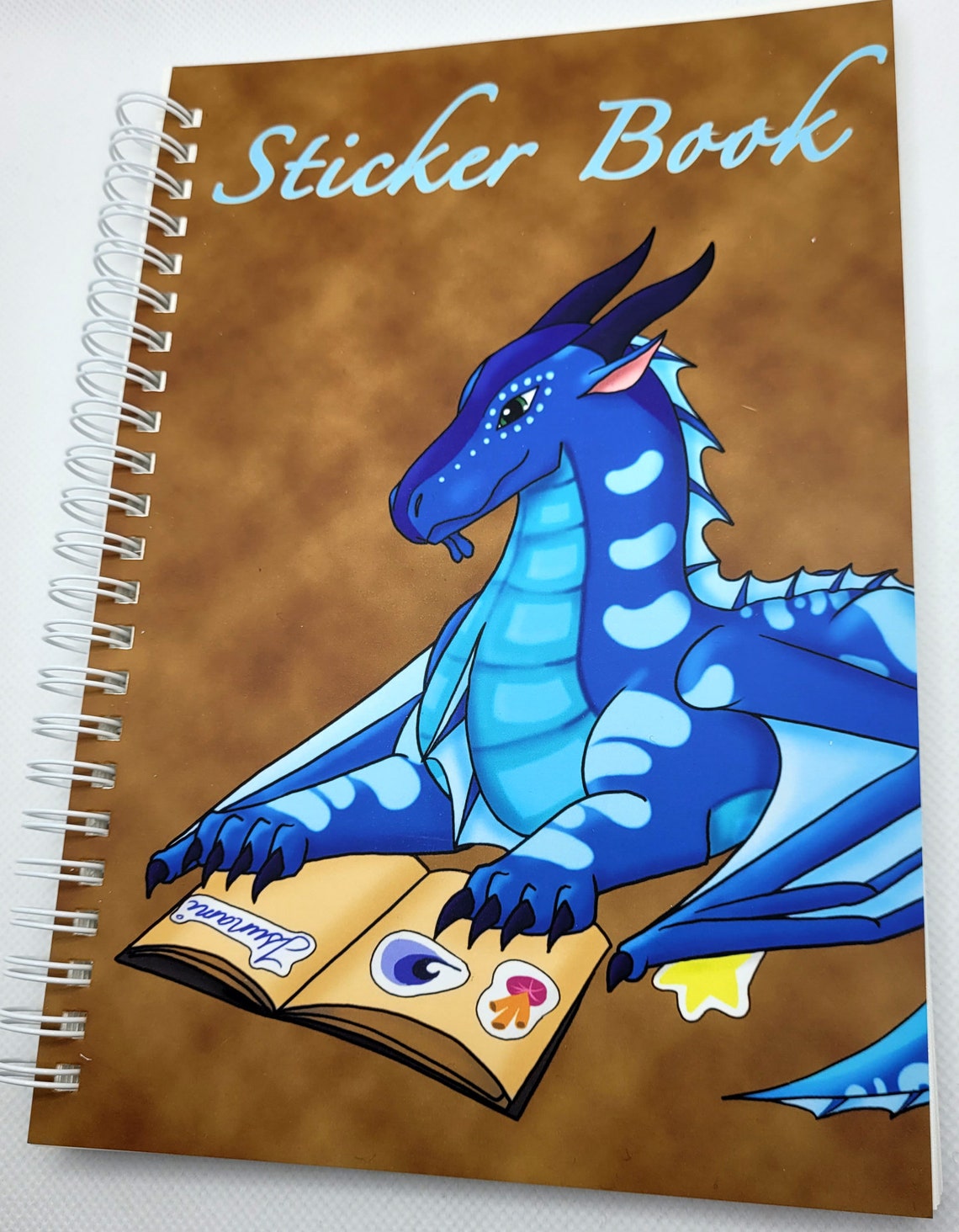 A5 Wings of Fire WOF Blank Sticker Book - Coiled Bound - Soft Cover - Etsy