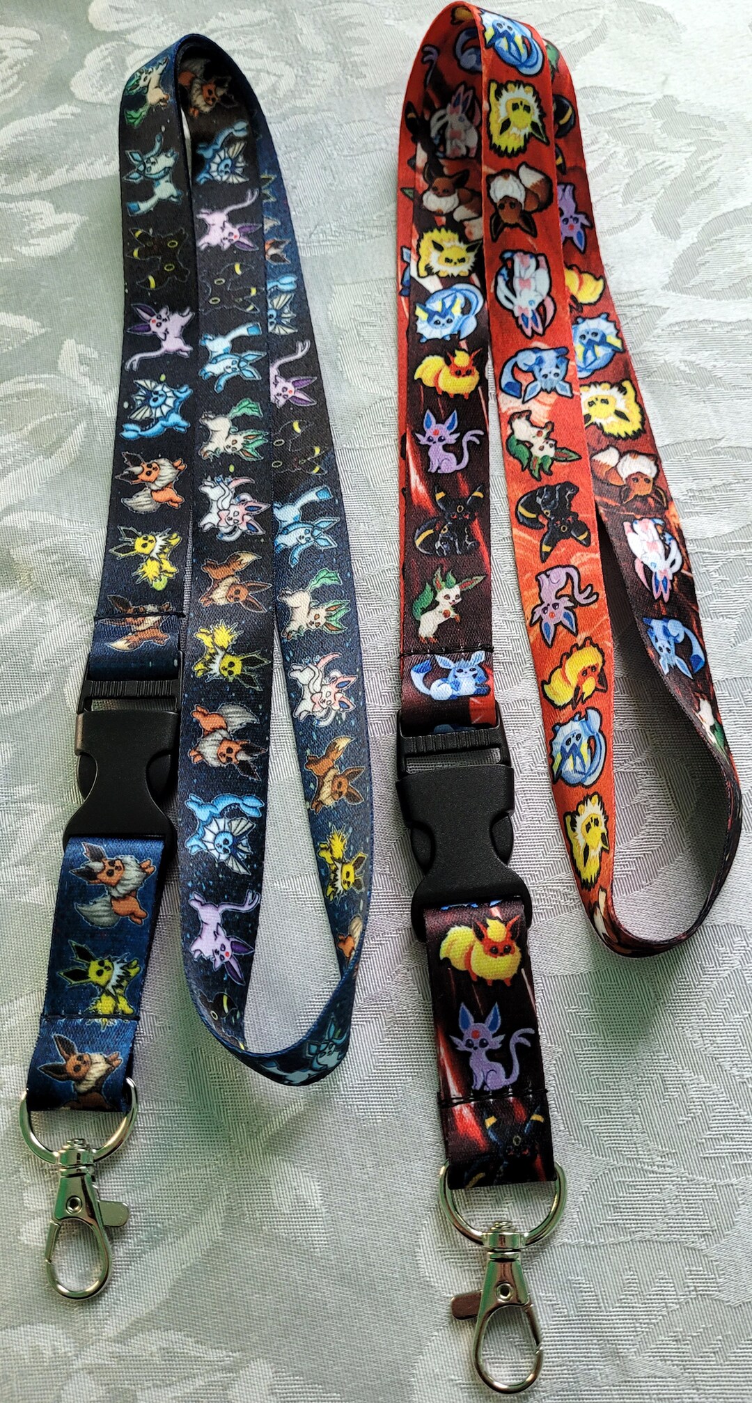 Lanyard Eeveelution Polyester Breakaway Style Lanyard- 2 Styles - Etsy