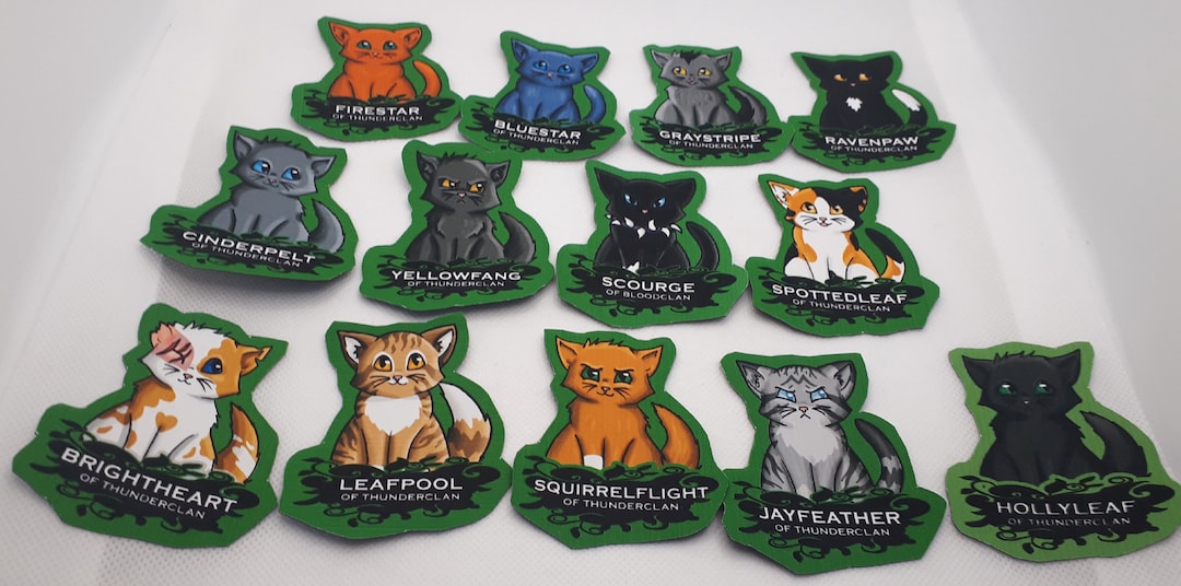 Magnets Warrior Cats 3 Inch for Fridge or Locker Etc- Multiple ...
